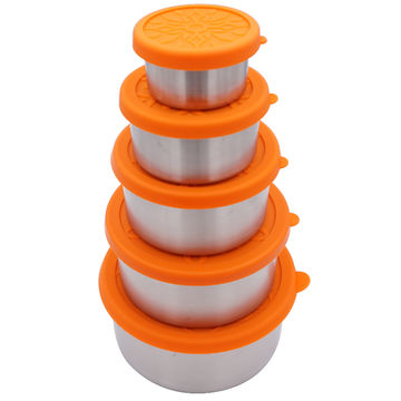 Buy Wholesale China Stainless Steel Food Containers Stackable Metal ...