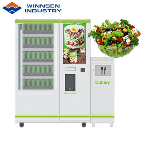 Bakery Atm Salad Cupcake Vending Machine With 32 Inch Touch Screen And ...
