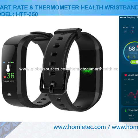 ChinaSMART HEALTH WRISTBAND,TEMPERATURE MONITOR,BPM,SLEEP MONITOR,HR ...