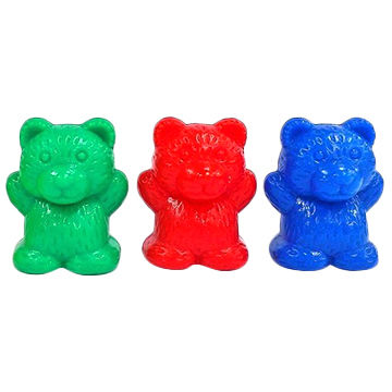 Taiwan 12g Lovely Counters in Bear Shape, Come in Red, Blue, Green and ...