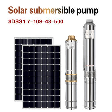 China Supplier 3hp Submersible Deep Well Solar Powered Water Pumps Solar Water Pump - China ...