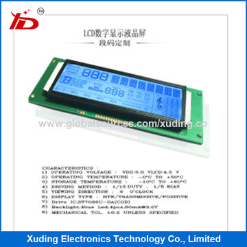 Buy Wholesale China Custom Tn Lcd Display Seven Segment Display & Lcd ...