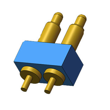 2 Pin Chinese Manufacturer Male,female Magnetic Pogo-pin Docking ...
