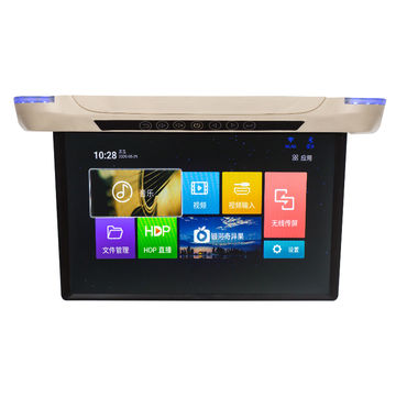 15.6inch Commercial Vehicle Android Motorized LED Monitor With Android ...