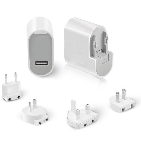 China USB Port,5V 2.4A Interchangable 4 Plugs,EU,UK,AU,US for your ...