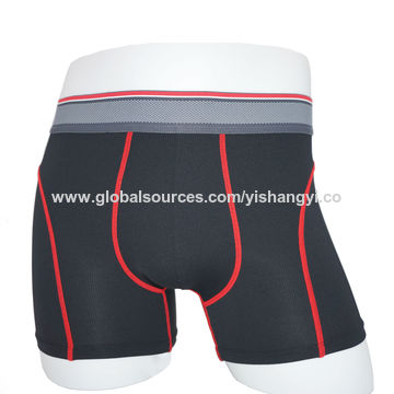 Men's strechy fast dry mesh boxer shorts NYLON elastane, brief panty ...