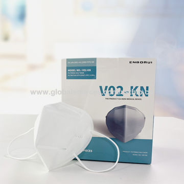 China Kn95 masks FFP2 4-layer contains PTFE Nanofilm filtration, with GB2626 national standard ...