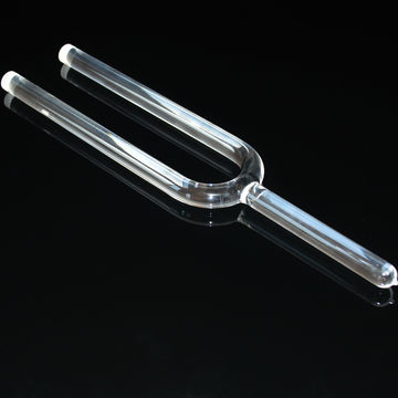 Clear Quartz Crystal Singing Tuning Fork with C D E F G A B C Note in ...