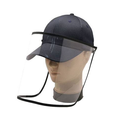 Unisex Safety Transparent Pvc Full Face Shield Protective Sport ...