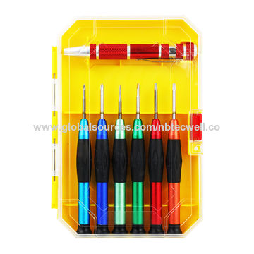 Buy Wholesale China 7pcs Precision Screwdriver Set, With Alu. Bits ...