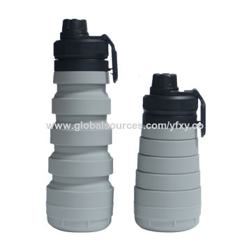 Custom Foldable Water Bottle 750ml Collapsible Drinking Cup Silicone ...