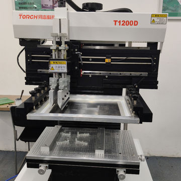 Beijing TORCH SMD Semni automatic stencil screen printer T1200D, PCB ...