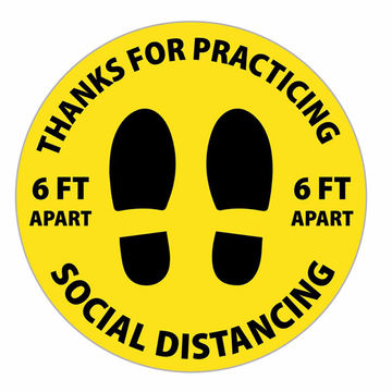 Buy Wholesale China Your Distance Sticker | Distance Distancing ...