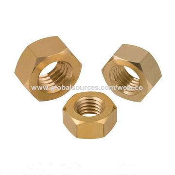 Bolt nuts,M1.6-M48 hexagon nut,lock nut,brass,DIN6170,factory direct ...