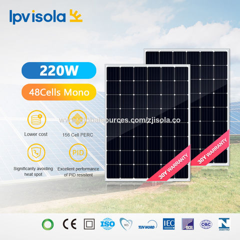 China Isola 210W polycrystalline solar panels 190W/200W/210W on Global ...