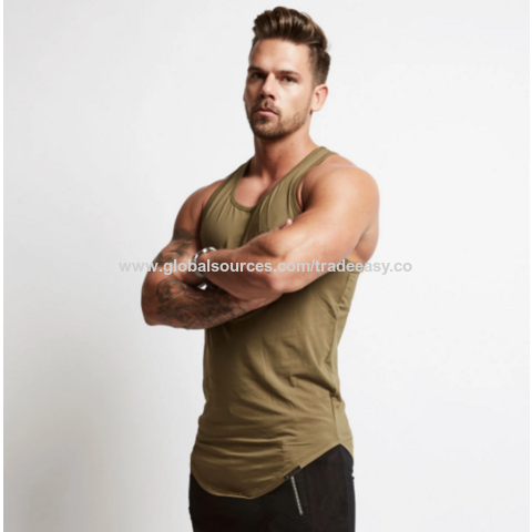 Buy Wholesale China Wholesale Cotton Muscle Stringer Custom Printing ...
