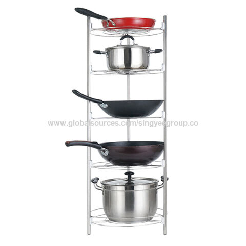 Buy Wholesale China Kitchen Pot Rack Three Or Five Multi-layer Kitchen ...