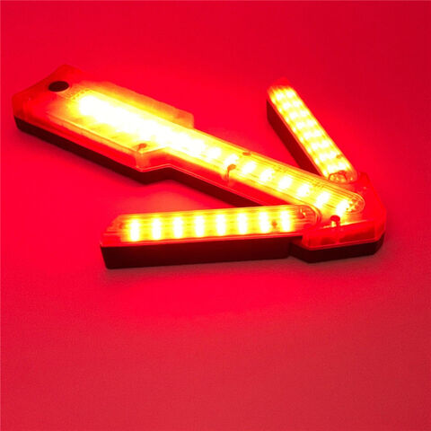 Folding Design Arrow Traffic Guide Light Rechargeable Flashing LED ...
