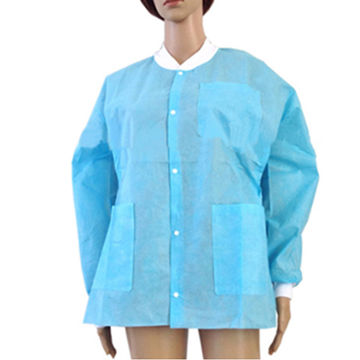 Buy Wholesale China Disposable Customize Nonwoven Sbpp Medical Lab Coat ...