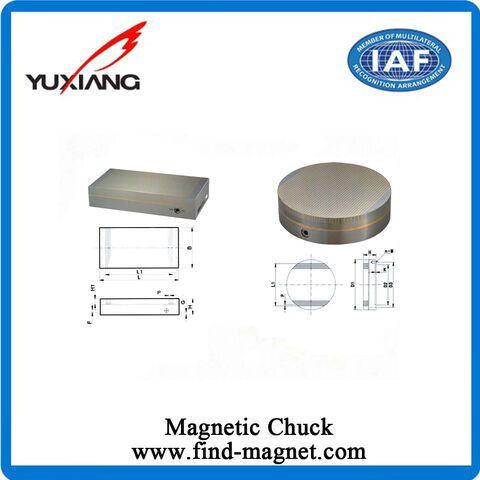 China Permanent Magnetic Chuck with Transverse Pole Pitch, Neodymium ...