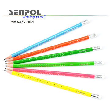 China Pencil with eraser on Global Sources