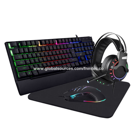 China Hot OEM factory 4 in 1 gamer kit wired gaming mouse gaming ...