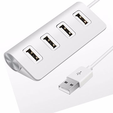 Buy Wholesale China Silver Aluminum Alloy Usb Splitter High Speed 4 ...