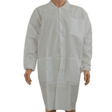 Buy China Wholesale Economic Nonwoven White Lab Coat With Machine ...