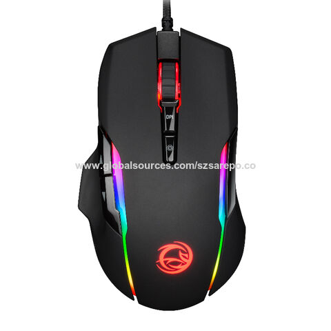 China 9D Double Roller gaming mouse 12,400 DPI Optical Sensor-Chroma ...