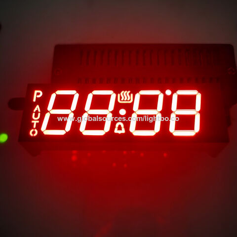Customized ultra red 4-digit 0.56" 7-segment LED Display for Oven Timer ...