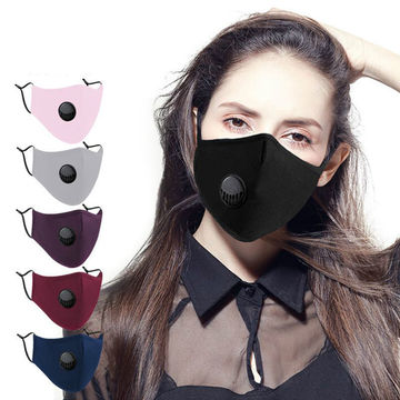 Buy Wholesale China Fashion Unisex Cotton Breath Valve Mouth Mask Cloth ...