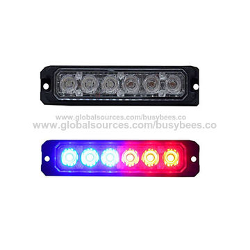 Super-slim Led Headlights, Grill Light, 6-piece Led, Amber/green/red ...
