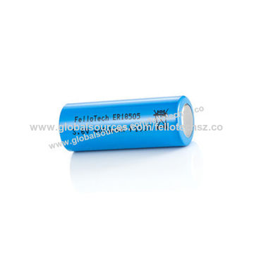 China Non-Rechargeable Li-SOCl2 Bobbin Type ER18505 3.6V 4000mAh ...
