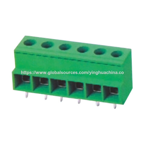 Terminal Block, 10.16mm Pcb Terminal Block - No.y00902-135t-10.16 ...