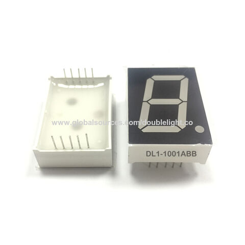 Buy Wholesale China 1 Bit 7 Segment Blue Led Display 1.0" Digital Tube ...