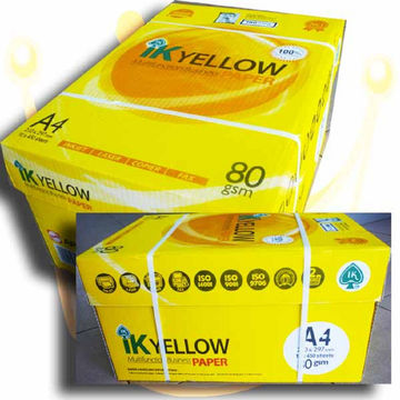 Buy Wholesale Thailand Ik Yellow Copy Paper 70g 80g & Ik Yellow Copy ...