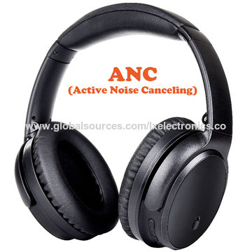 Buy Wholesale China Active Noise Cancelling Bluetooth Headphones Hifi Stereo Wireless Over Ear ...