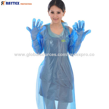Buy Wholesale China High Quality Disposable Plastic Ldpe Pe Aprons & Pe ...
