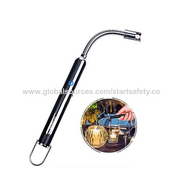 China Long Stick USB Lighter Rechargeable Electronic Arc Lighter for ...