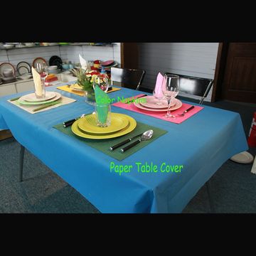 Buy Wholesale China Disposable Paper Tablecloth, Solid Color ...