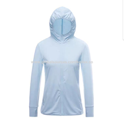 Summer new ice silk sun protection clothing outdoor breathable sun ...