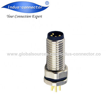 3pins 4pins 5pins waterproof M8 connector ip67 ip68, M8 connector connector - Buy China M8 ...