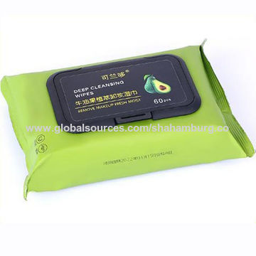 Buy Wholesale China Skin Cleansing Wipe Wet Wipe 60tissues Avocado ...
