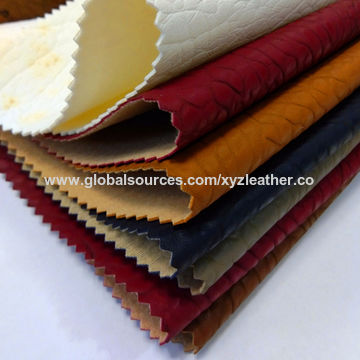 China Imitation leather upholstery fabric on Global Sources