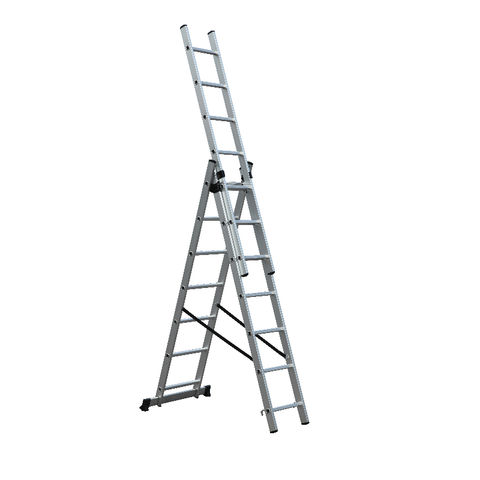 3x7 China Factory 3-section Lightweight Folding Gs/en131 Aluminum ...