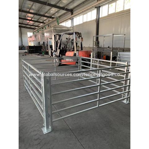 ChinaHorse Corral railing steel tube corral pens Livestock fencing on ...