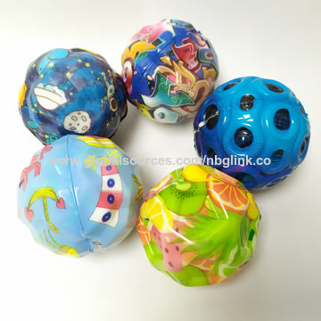 China Sports ball 2.4INCH PU high bounce colorful bumpy ball set ...