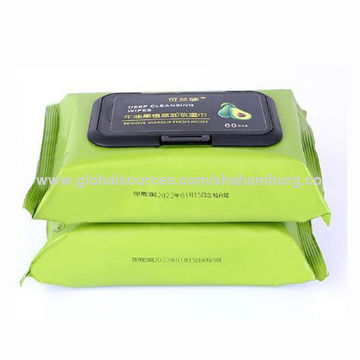 Buy Wholesale China Skin Cleansing Wipe Wet Wipe 60tissues Avocado ...