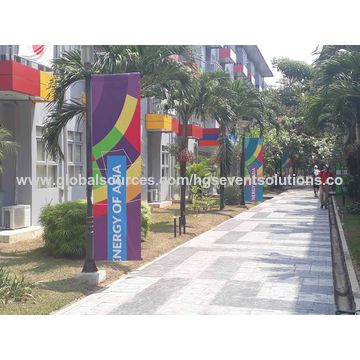 Cultural Art Lamp Post Flags Banners Lamppost Banners Thistle