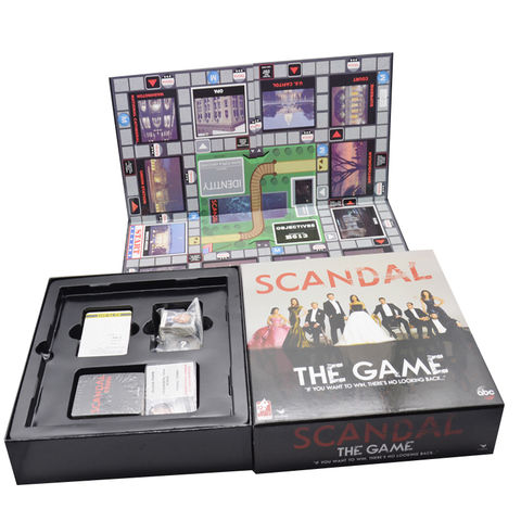 Printing family game with booklet Custom Cardboard Game For Adult ...